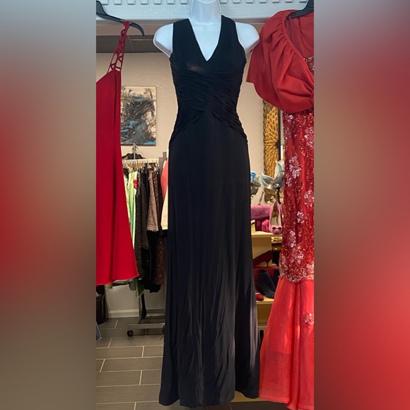 Marciano | Dresses | Marciano Maxi Black Ruffled Dress | Poshmark